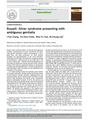 russell silver syndrome presenting with ambiguous genitalia