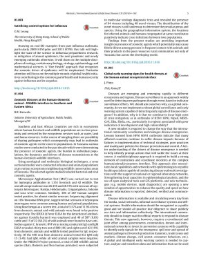 global early warning signs for health threats at the human animal ...