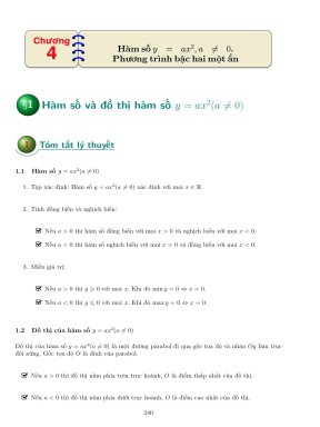 cac dang bai tap ham so y ax2 a khac 0 phuong trinh bac hai mot an