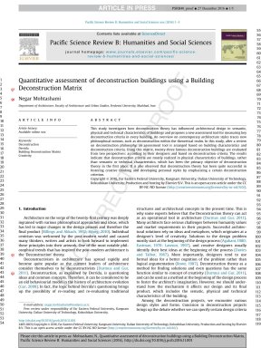 quantitative assessment of deconstruction buildings using a building ...