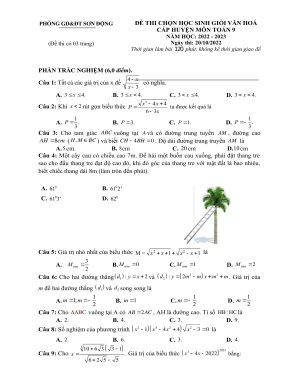 de thi hsg toan 9 cap huyen nam 2022 2023 phong gddt son dong bac giang
