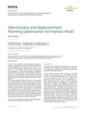 merchandise and replenishment planning optimisation for fashion retail