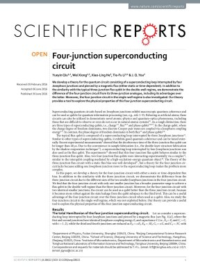four junction superconducting circuit