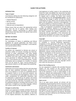 guide for authors