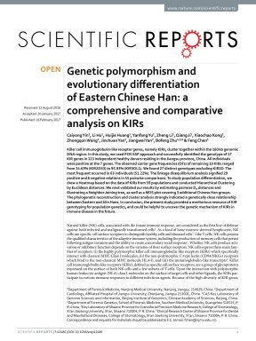 genetic polymorphism and evolutionary differentiation of eastern ...