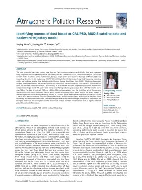 identifying sources of dust based on calipso modis satellite data and ...