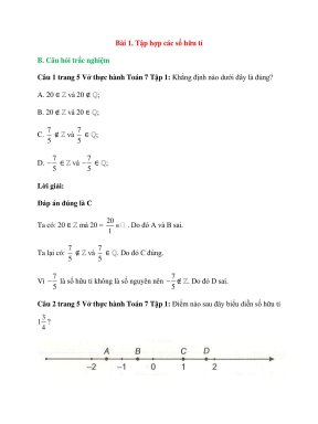vo thuc hanh toan 7 bai 1 tap hop cac so huu ti ket noi tri thuc