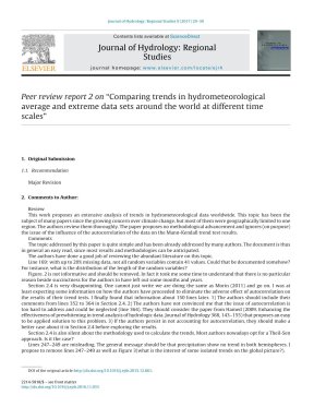 peer review report 2 on comparing trends in hydrometeorological average ...