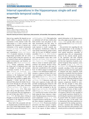 internal operations in the hippocampus single cell and ensemble temporal coding
