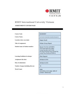 (TIỂU LUẬN) RMIT international university vietnam ASSIGNMENT COVER PAGE ...