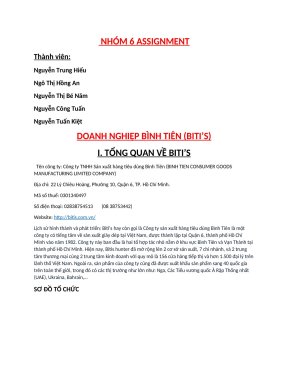 NHÓM 6 ASSIGNMENT bitis