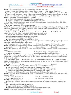 thuvienhoclieu com bo de on thi HK1 sinh 12 nam 2022 2023