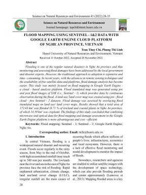 Flood mapping using sentinel - 1&2 data with google earth engine cloud ...