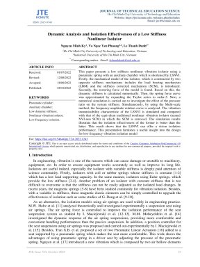 Dynamic analysis and isolation effectiveness of a low-stiffness nonlinear isolator