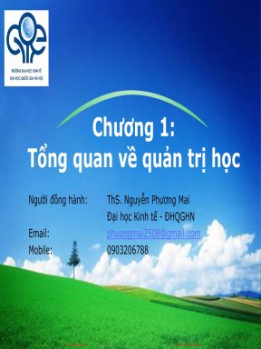quan tri hoc nguyen phuong mai c1 tong quan ve quan tri hoc cuuduongthancong - Tài liệu text