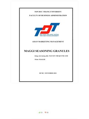 MAGGI SEASONING GRANULES SWOT analysis SWOT OF NESTLÉ maggi