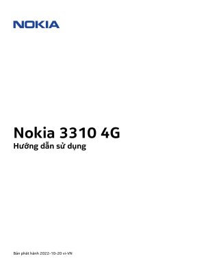Nokia 3310 4G Hướng dẫn sử dụng