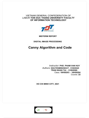 MIDTERM REPORT DIGITAL IMAGE PROCESSING canny algorithm and code