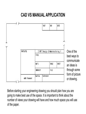 CAD VS MANUAL APPLICATION