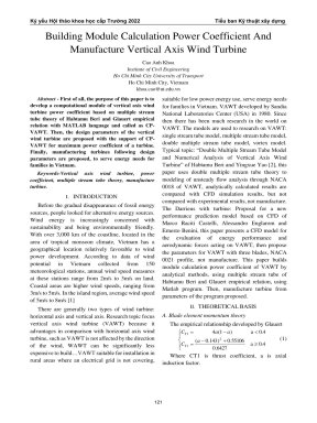 Building module calculation power coefficient and manufacture vertical ...