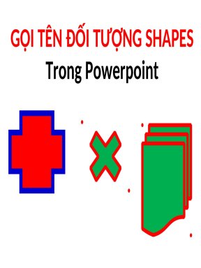 INSERT SHAPES Trong Powerpoint