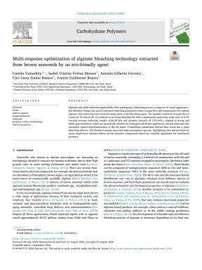 Multi-response optimization of alginate bleaching technology extracted ...