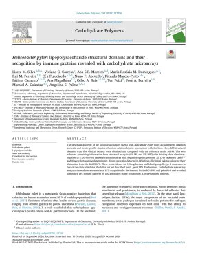 Helicobacter pylori lipopolysaccharide structural domains and their ...