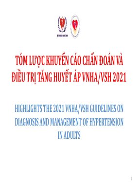 1 guideline điều trị THA theo VNHA 2021