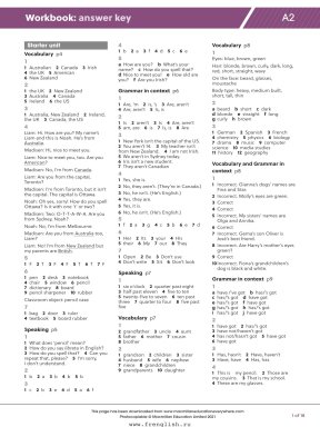 gateway to the world a2 workbook keys www frenglish ru