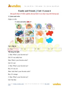 Family and friends 3 unit 1 lesson 6 vndoc com