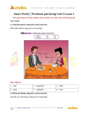 Smart world 7 workbook giải bài tập unit 5 lesson 3 vndoc com