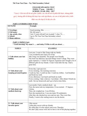 English Speaking Test