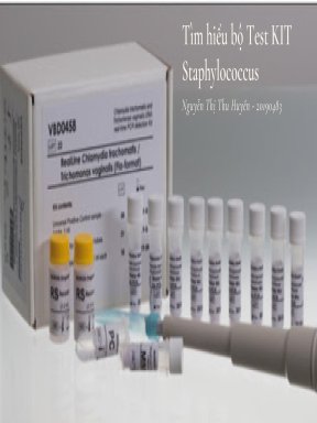 Tìm hiểu bộ test kit staphylococcus