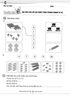 Pbt cuối tuần toán tiếng việt lớp 1 học kì 2 kết nối tri thức tuần (15)