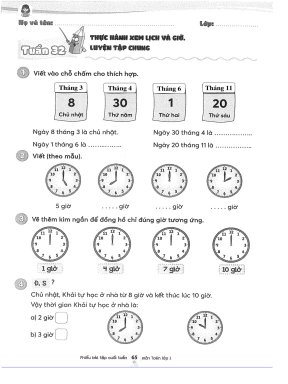 Pbt cuối tuần toán tiếng việt lớp 1 học kì 2 kết nối tri thức tuần (14)