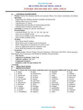 Thuvienhoclieu com de cuong on tap hk1 anh 10 nam 2022 2023