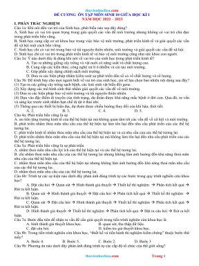 Thuvienhoclieu com de cuong on tap mon sinh 10 giua hk 1 nam 2022 2023 (1)