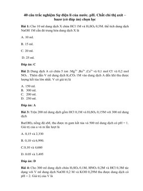 40 cau trac nghiem su dien li cua nuoc ph chat chi thi axit bazo co dap an