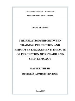 THE RELATIONSHIP BETWEEN TRAINING PERCEPTION AND EMPLOYEE ENGAGEMENT ...