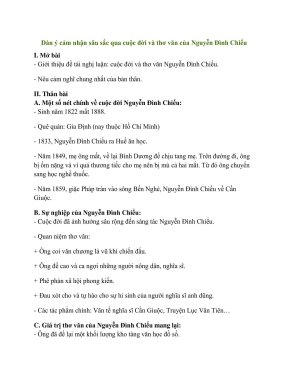 Top 50 bai cam nhan sau sac qua cuoc doi va tho van cua nguyen dinh ...