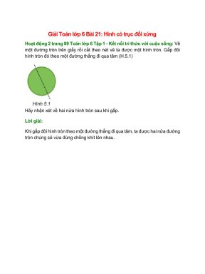 Ve mot duong tron tren giay roi cat theo net ve ta duoc mot hinh tron