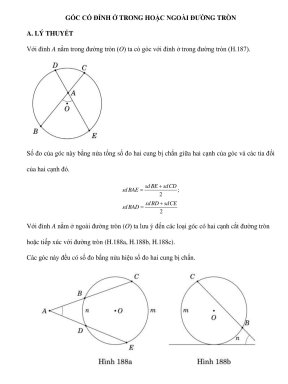 Ly thuyet goc co dinh o ben trong duong tron goc co dinh o ben ngoai duong tron moi 2023 bai tap ...
