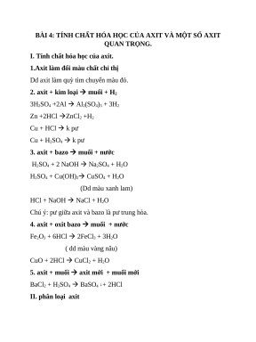 Ly thuyet tinh chat hoa hoc cua axit moi 2023 30 cau trac nghiem hay ...