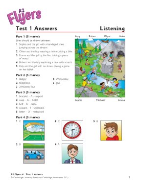 Flyer 4 authentic 2022 answers booklet