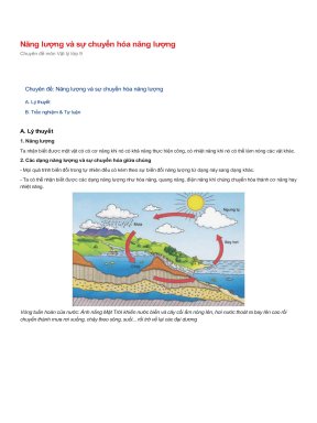 Chuyen de vat ly 9 nang luong va su chuyen hoa nang luong