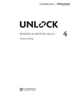 Unlock 4 reading and writing tb