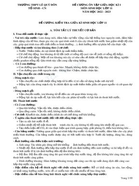 Hs de cuong kiem tra giua ki sinh hoc lop 11 docx thpt le quy don 6401