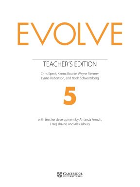 Evolve 5 teachers edition