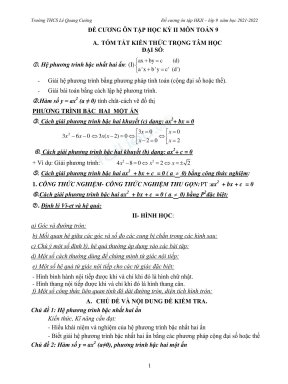 De cuong hk2 toan 9 nh 2021 2022 pdf thcs le quang cuong 297