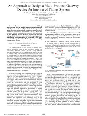 An approach to design a multi protocol gateway device for internet of things system